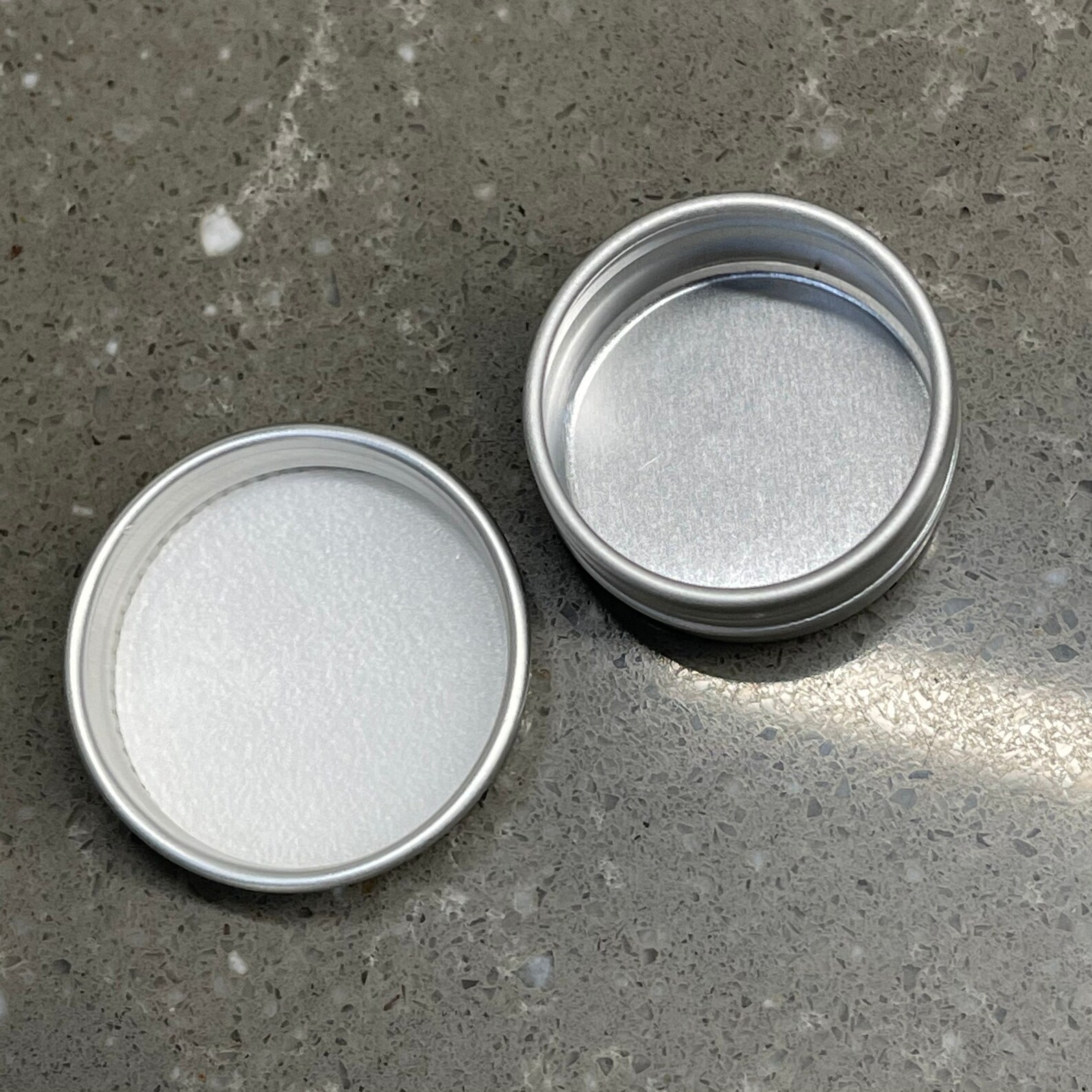 10 Small Round Aluminium Tins With Screw Lid. 5g/ml or 15g/ml | Etsy UK
