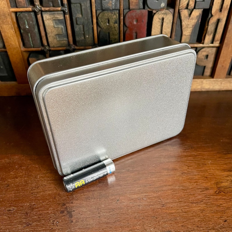 Rectangular Food Safe Tin With Slip Lid. Choose Your Size - Etsy