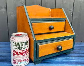 Wooden Tabletop Box Drawers | Etsy