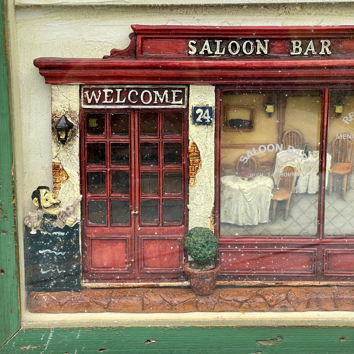 Vintage Saloon Bar Shadow Box Diorama 3D Picture Art - Etsy