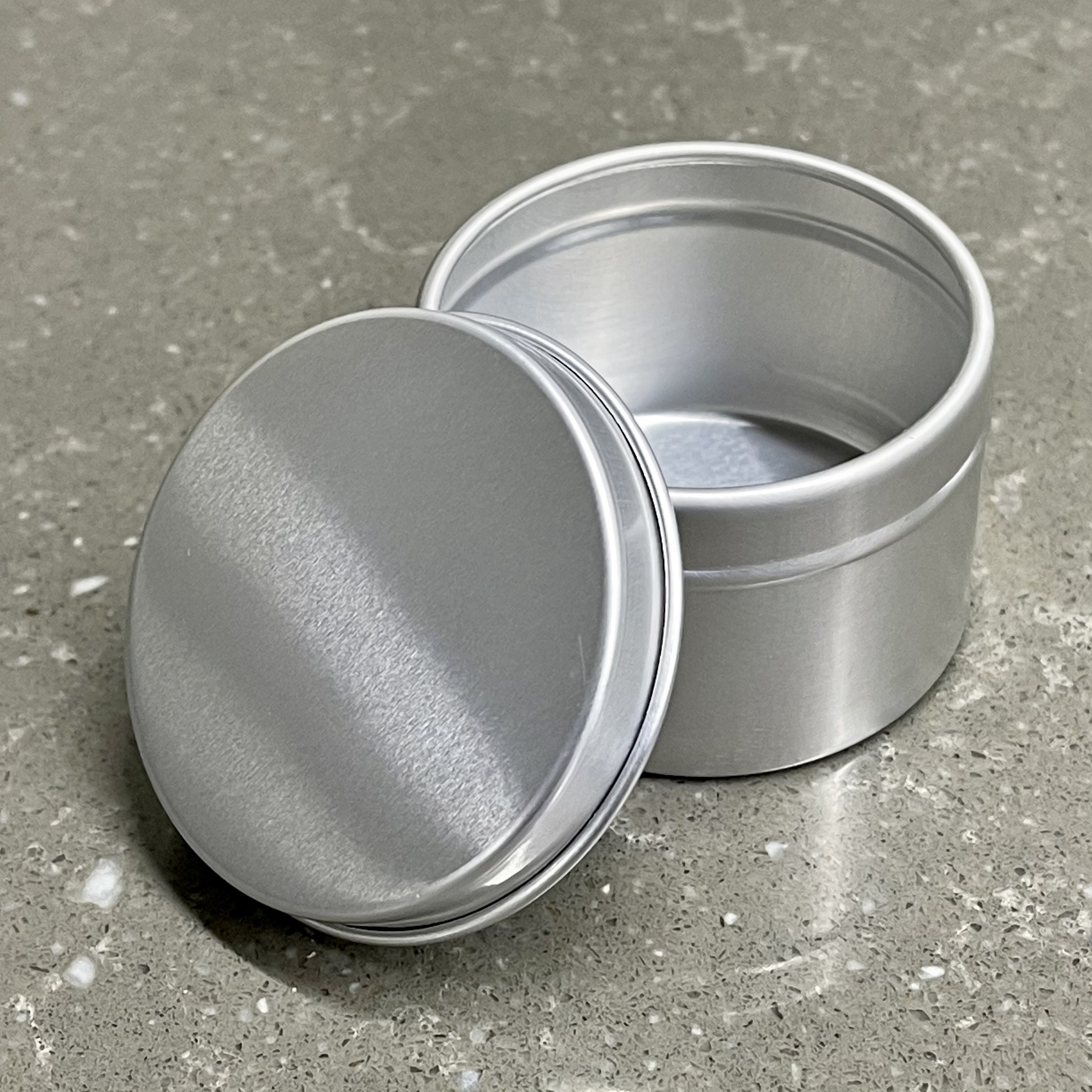10 Round Metal Gift Tins With Slip Lid. 50x35mm. 50ml Capacity - Etsy