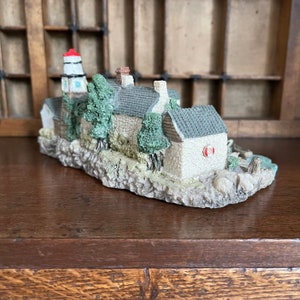 Miniature Resin Model Fishing Village Sculpture - Etsy