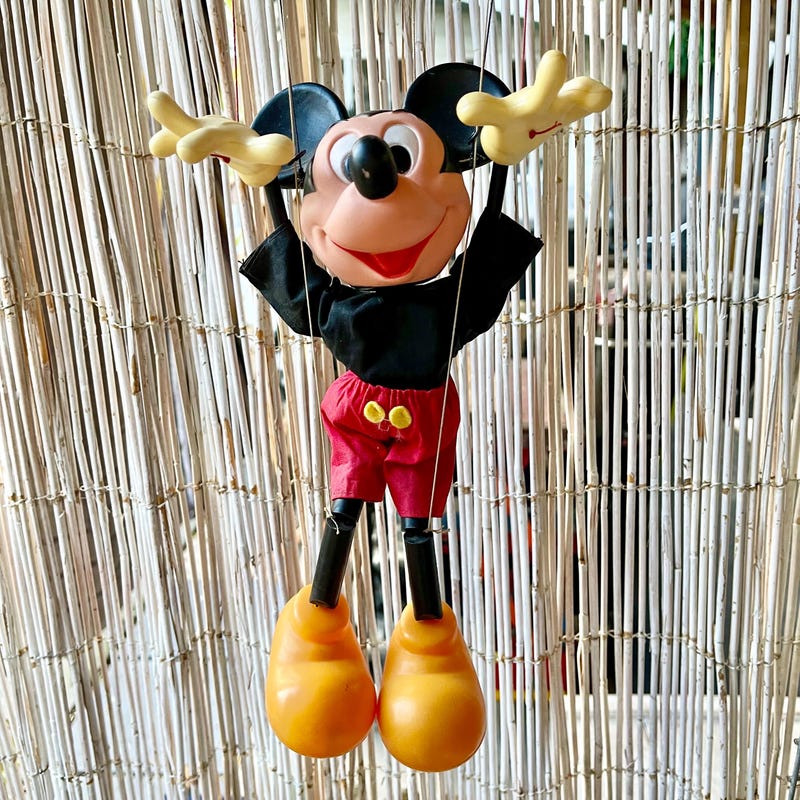 Mickey Mouse Puppet - Etsy