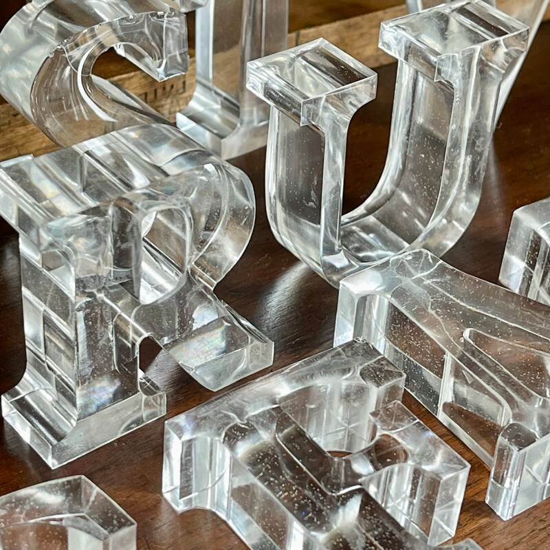 Large Acrylic Letters - Etsy