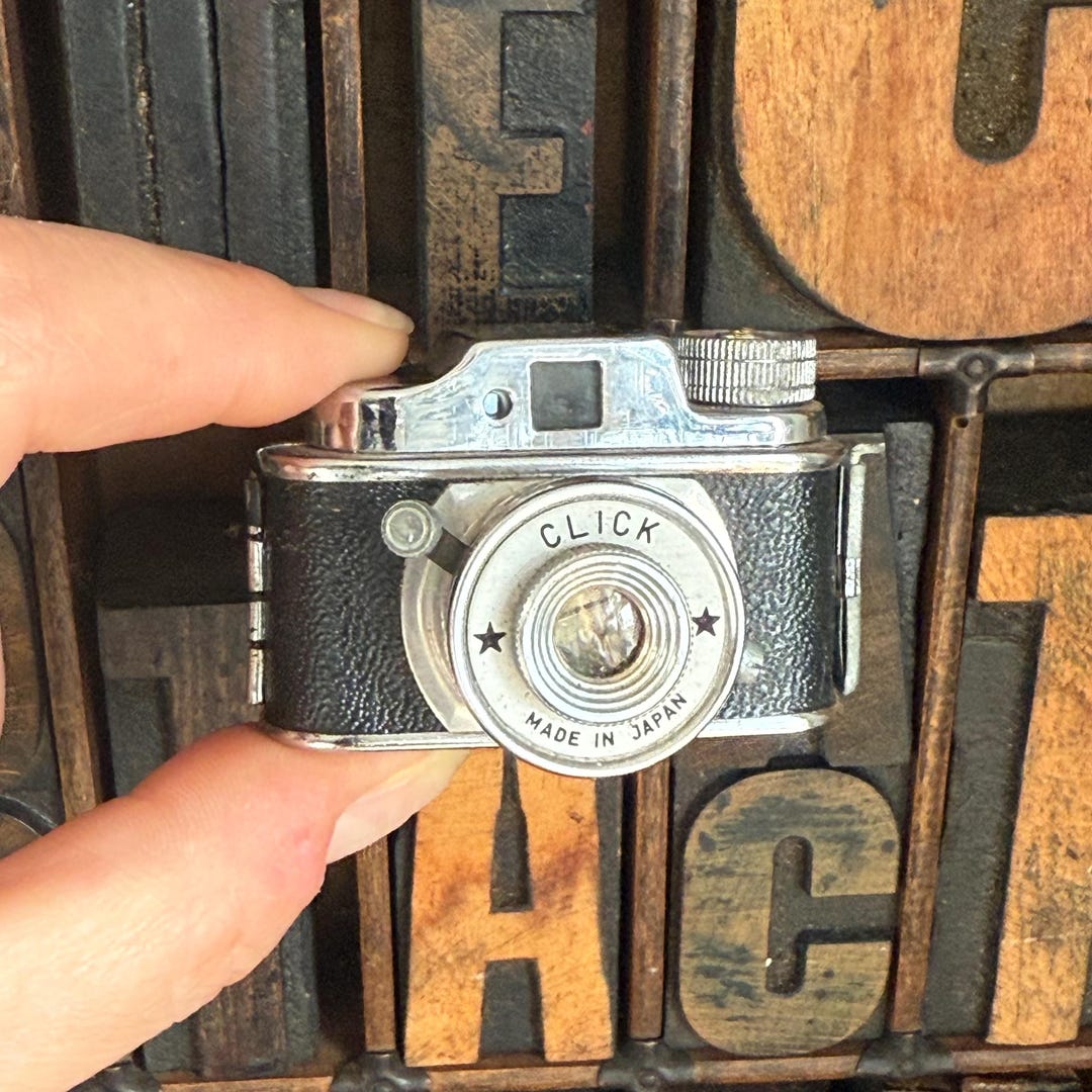 Vintage CLICK Subminiature Spy Camera in Leather Case - Etsy