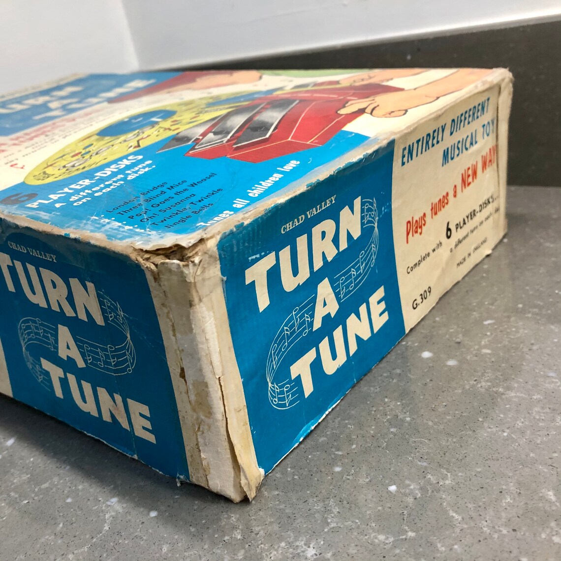 1960s Chad Valley Turn A Tune Disk Player Musical Toy - Etsy