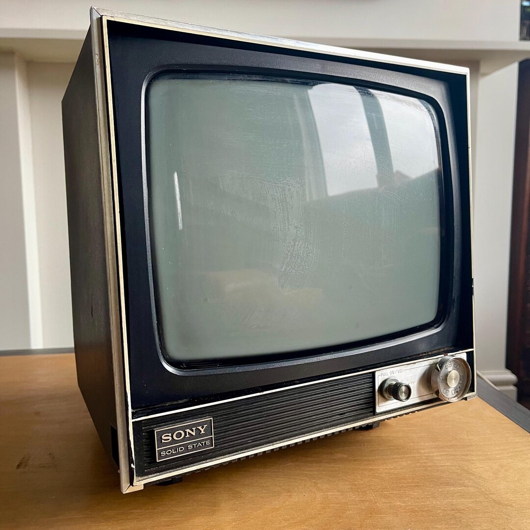 Vintage Sony Solid State Portable Television. Spares or Repairs - Etsy UK