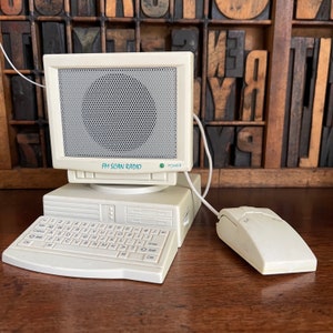 Vintage Novelty Miniature Radio, Shaped Like a Desktop Computer PC - Etsy