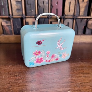 Cute Miniature Tin Suitcase Shaped Gift Box. Choose Your Style - Etsy