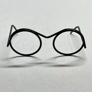 Miniature Black Wire Frame Doll, Bear Reading Glasses. 3 Sizes ...