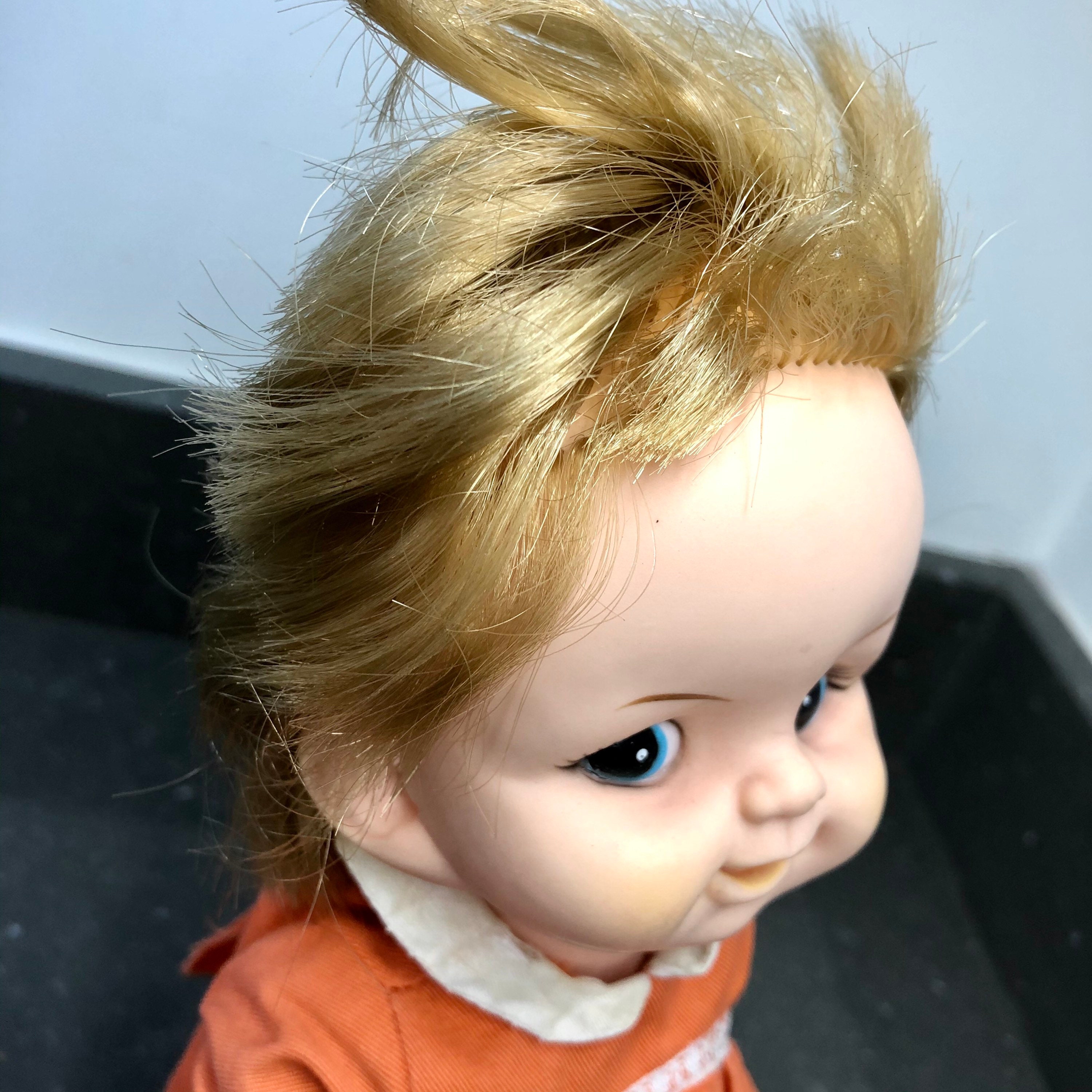 Vintage Tinplate and Plastic Japanese Clockwork Toy Doll. - Etsy