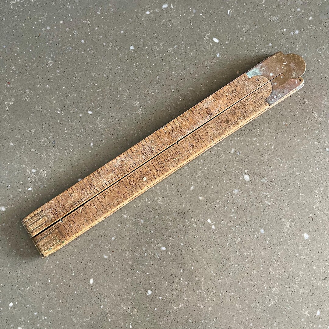 Vintage Rabone Boxwood Folding Wooden Ruler. 36” - Etsy