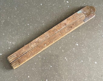 Vintage Folding Wooden Ruler. 24 - Etsy