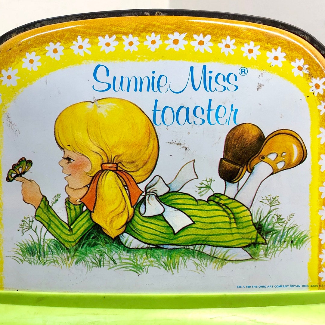 Vintage Tinplate Sunnie Miss Toaster. the Ohio Art Company - Etsy UK