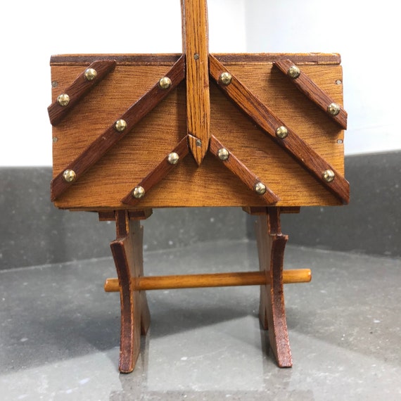 Vintage Handmade Miniature Sewing Box Piggy Bank - Etsy