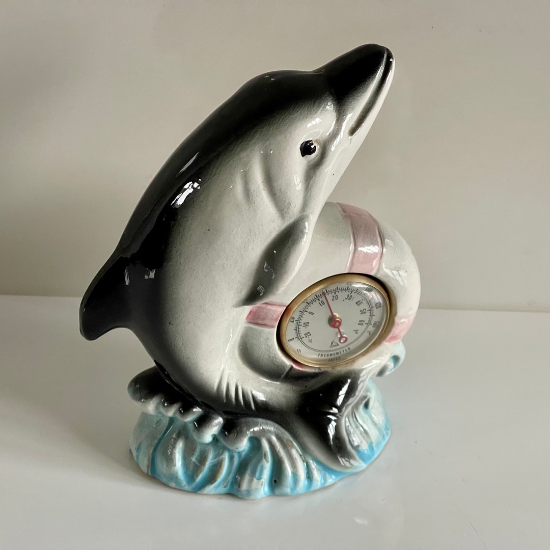 Vintage Novelty Japanese Thermometer Shaped Like a Dolphin - Etsy