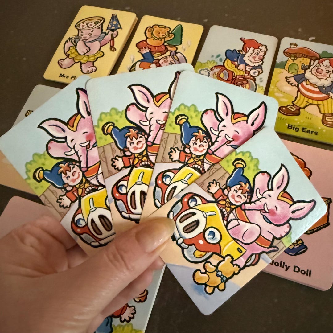 1975 Noddy and Friends Snap Card Game - Etsy
