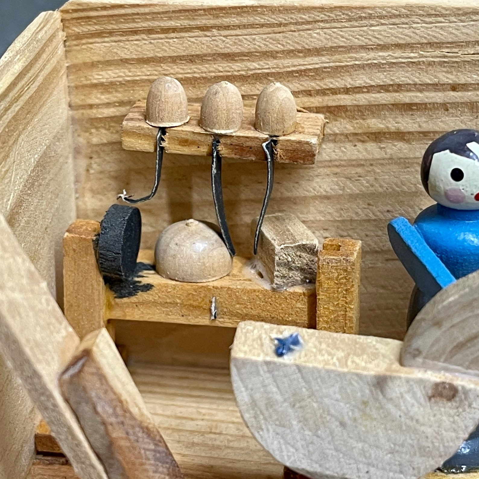 Vintage Miniature Wooden Shadow Box. the Toy Makers Workshop - Etsy UK