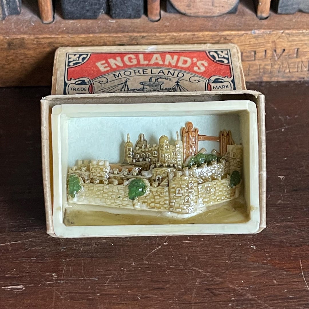 Rare England’s Glory Matchbox Diorama by Cecil Coleman. Miniature Views ...