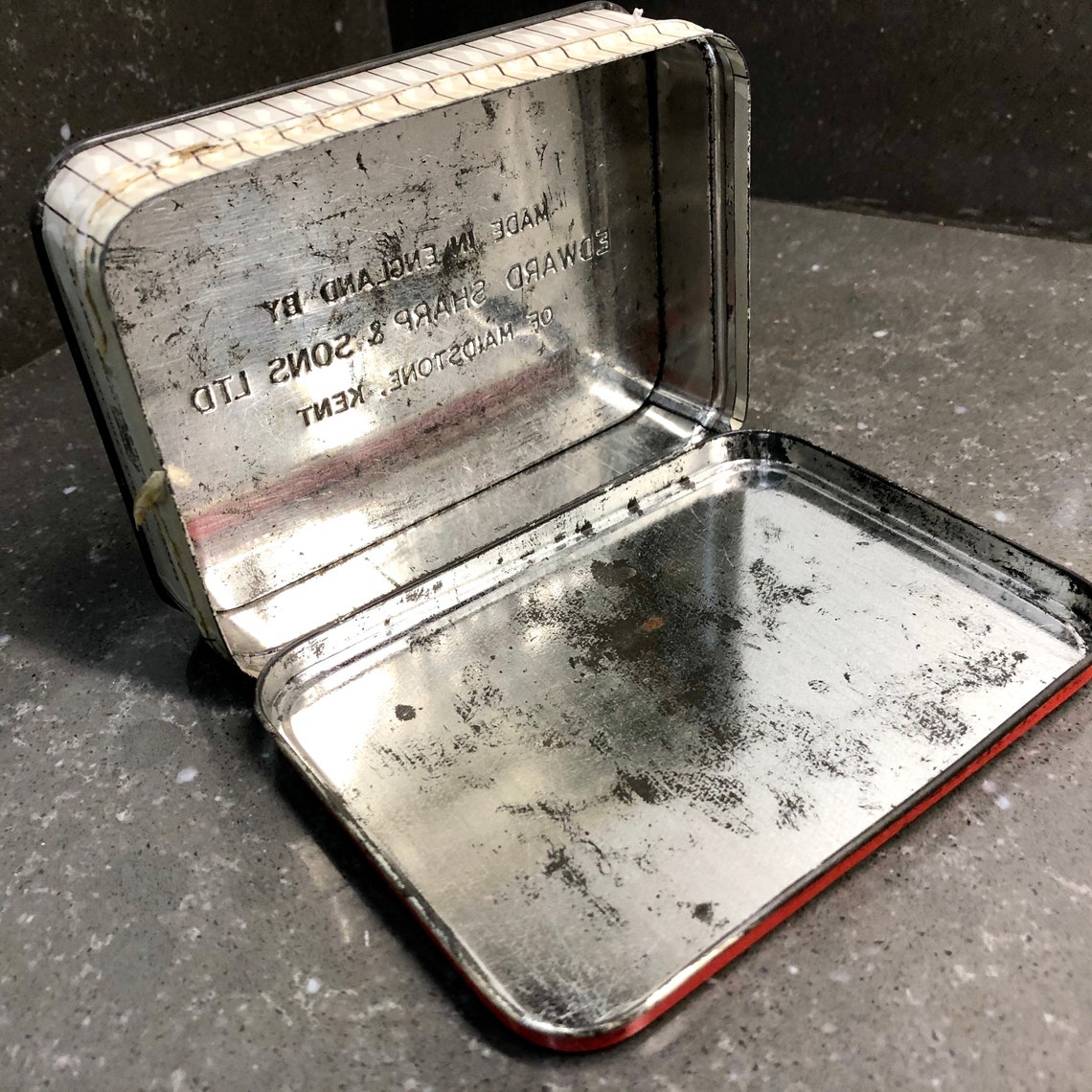 Vintage 1960s EDWARD SHARP Tin. Christmas Elf With Gifts - Etsy UK