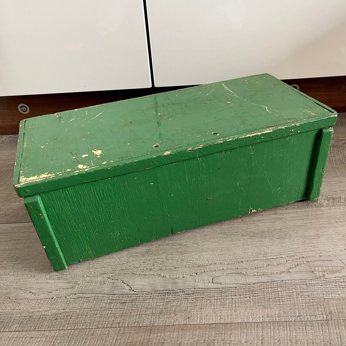 Vintage handmade wooden box. | Etsy