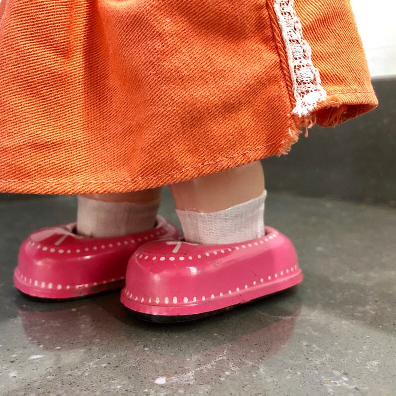 Vintage Tinplate and Plastic Japanese Clockwork Toy Doll. - Etsy