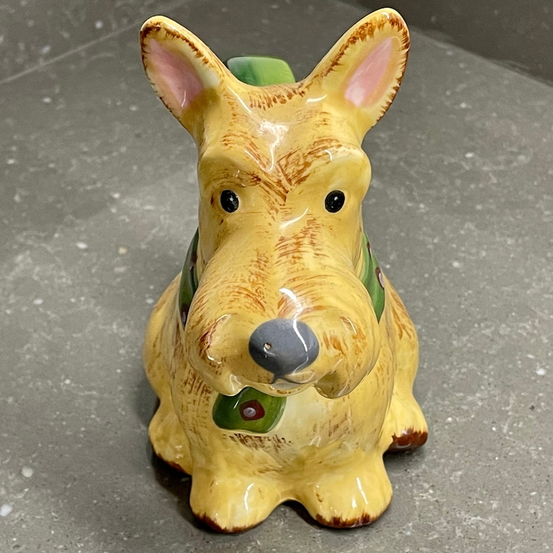 Vintage Terrier Dog Ceramic Jug / Watering Can - Etsy UK