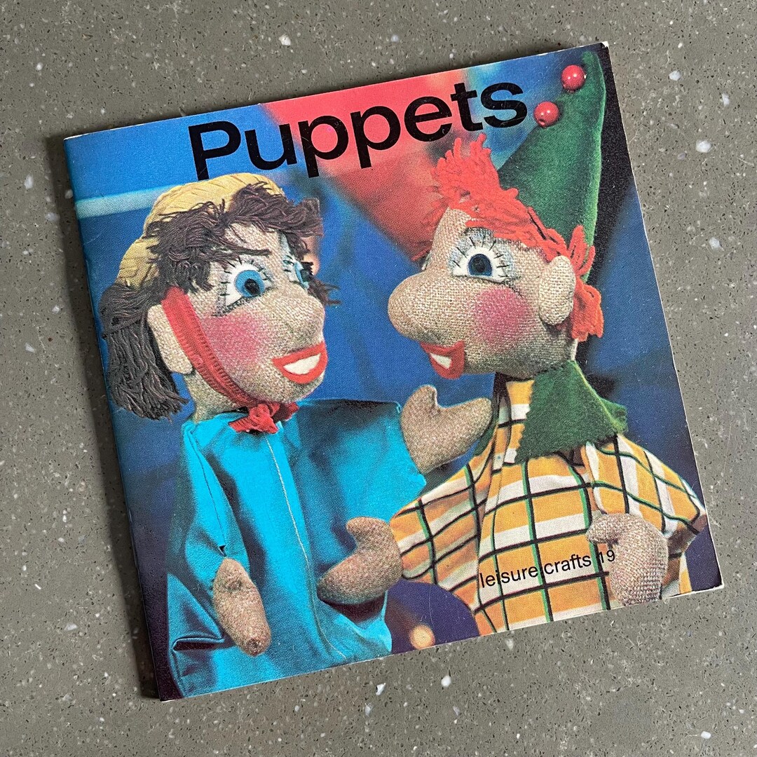 Vintage Puppets Book, 1969. - Etsy