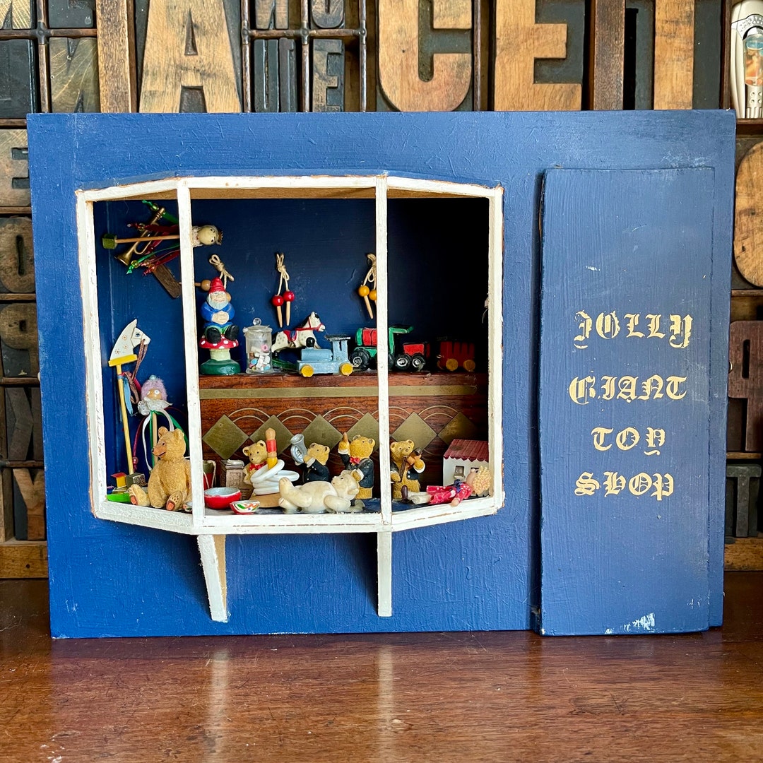 Vintage Jolly Giant Toy Shop Diorama. Restoration Project - Etsy