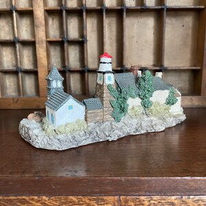Miniature Resin Model Fishing Village Sculpture - Etsy