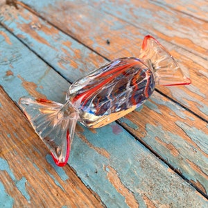 Two Extra Large Murano Glass Sweet Paperweight. 5 1/4 - Etsy