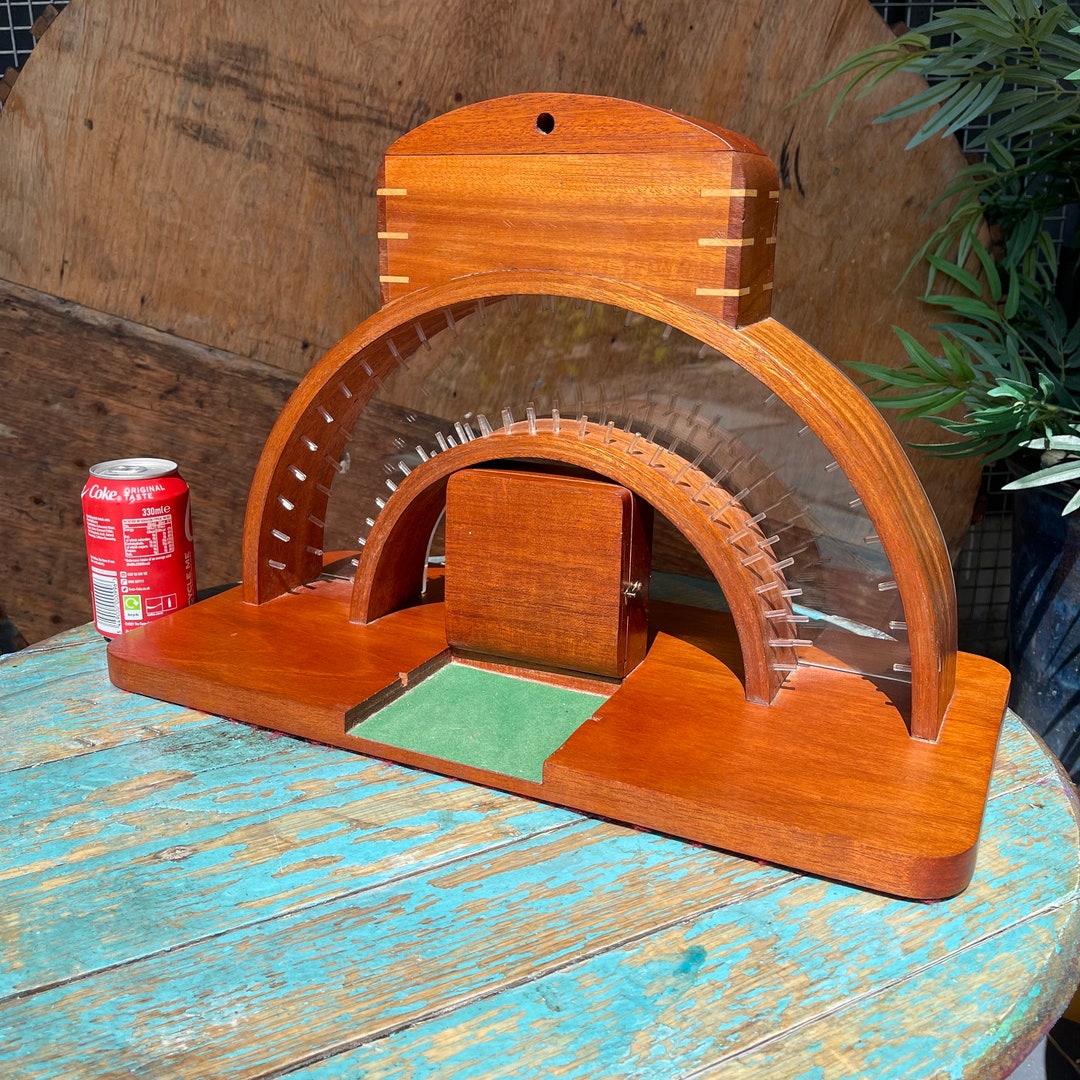 XL Scratch Built Teak Desk Tidy Organiser. Amazing Quality and Totally ...