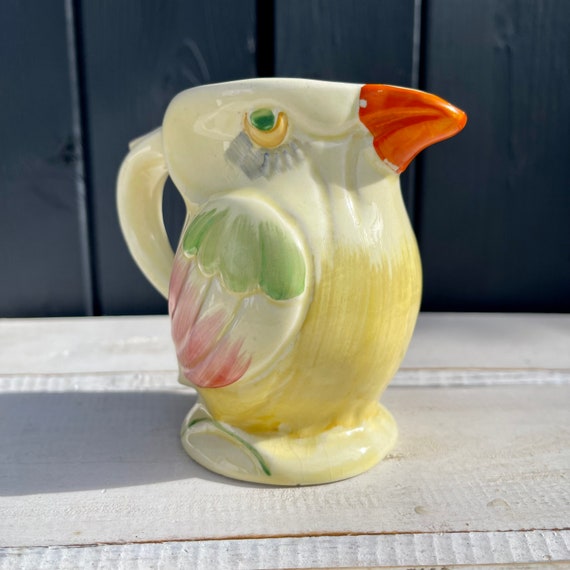 Vintage Keele Street Pottery Co small novelty bird jug | Etsy