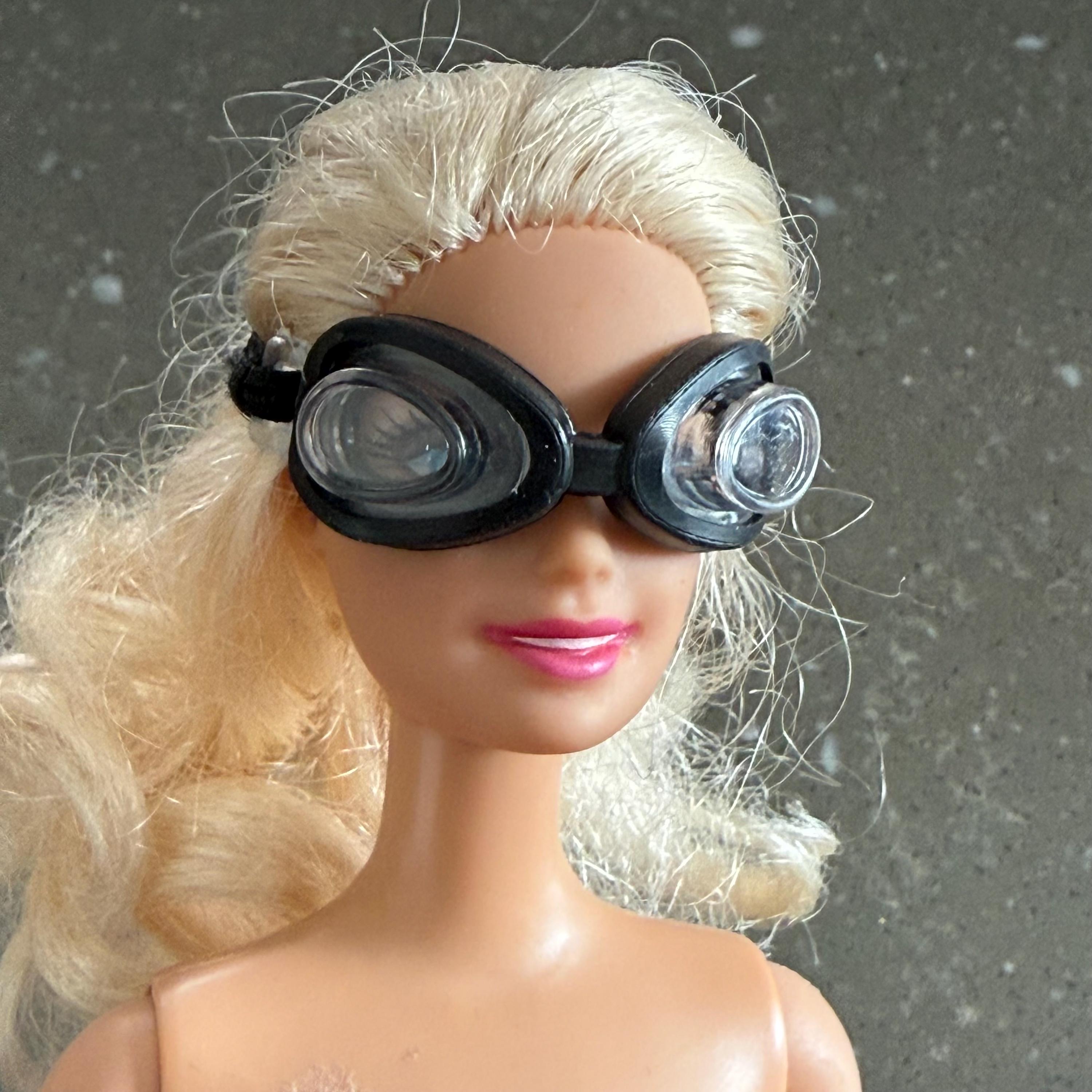 Miniature Swimming Goggles for 12” Dolls, Barbie, Cindy - Etsy
