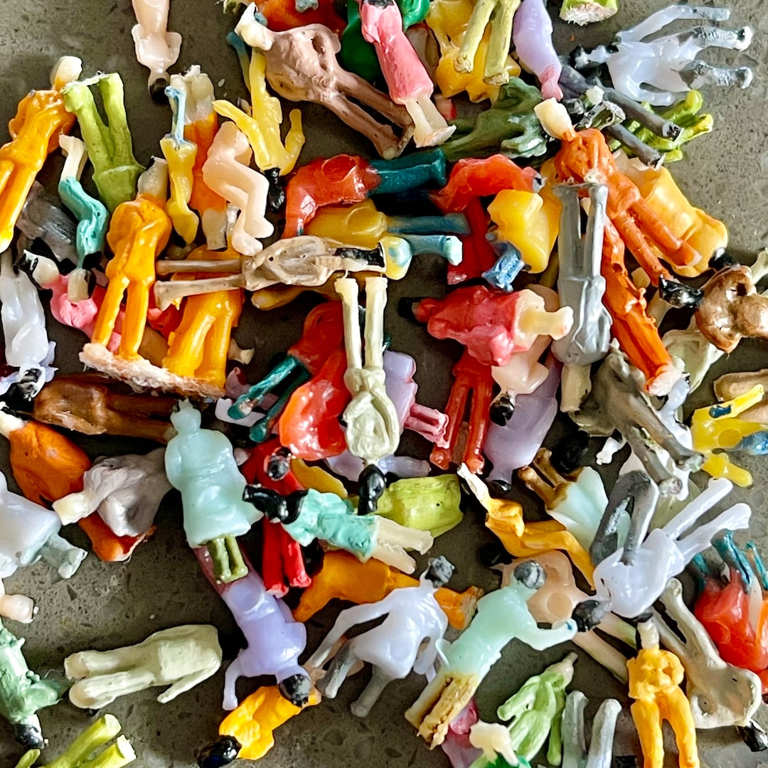 Set of Ten 1:150 Scale Model People. 12mm (1/2”). Men, Women and ...