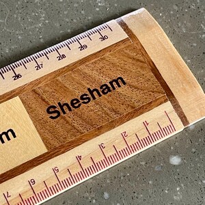 Wood Sample 30cm Ruler - Etsy