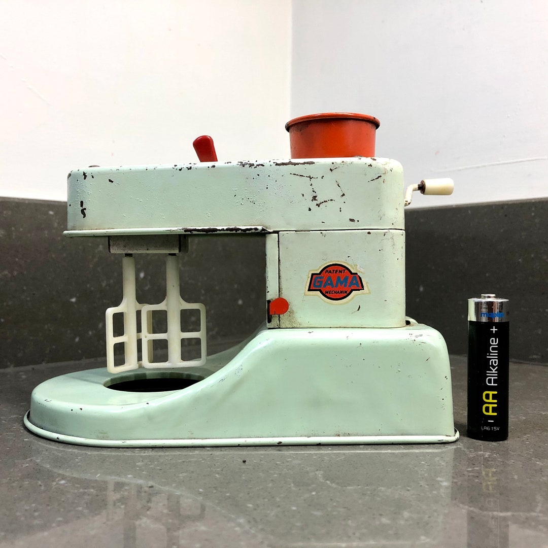Vintage GAMA Metal Toy Food Processor With Turning Spatulas. - Etsy