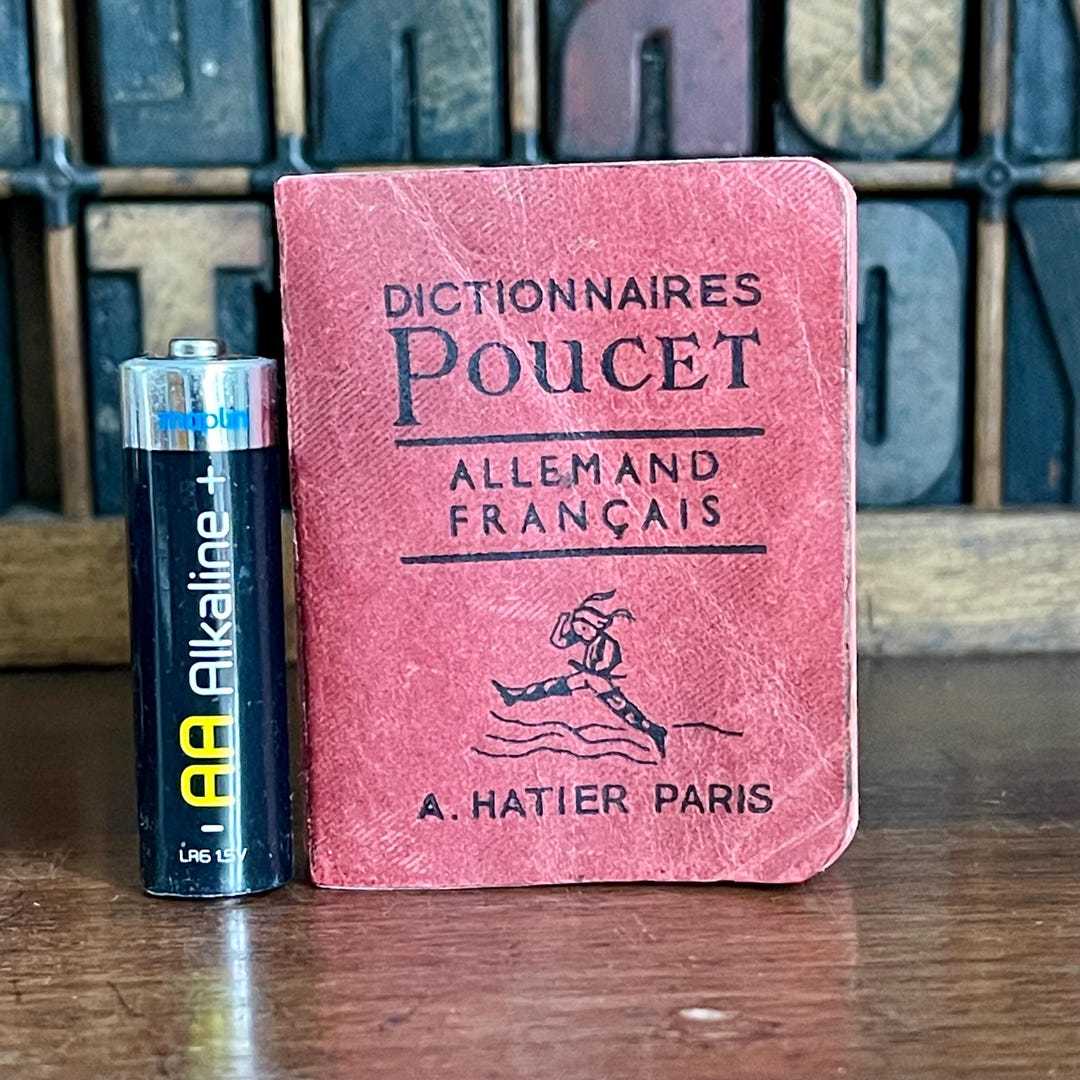 Vintage Dictionnaires Poucet Allemand - Francais Dictionary. German to ...