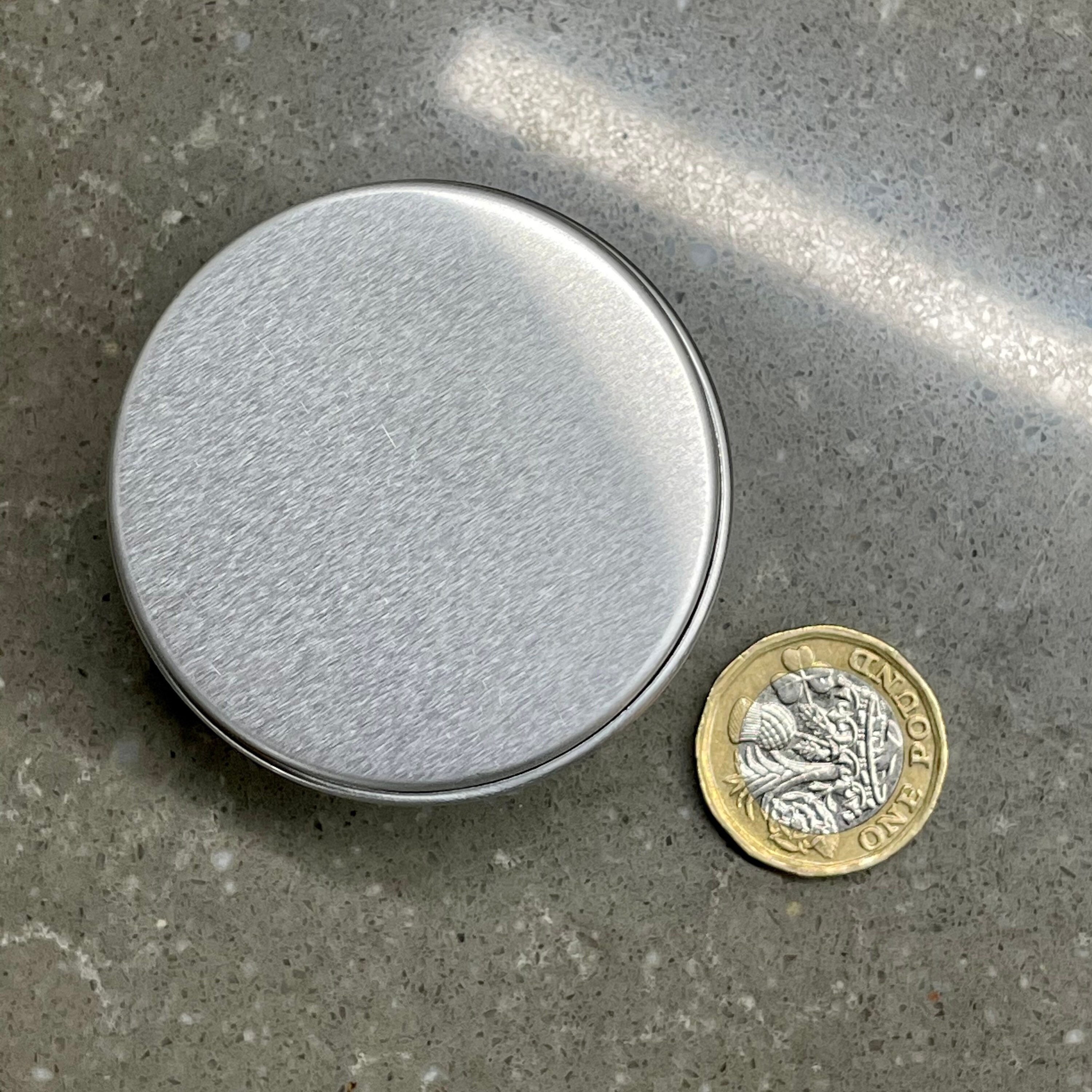 10 Round Metal Gift Tins With Slip Lid. 50x35mm. 50ml Capacity - Etsy