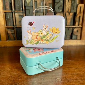 Cute Miniature Tin Suitcase Shaped Gift Box. Choose Your Style - Etsy