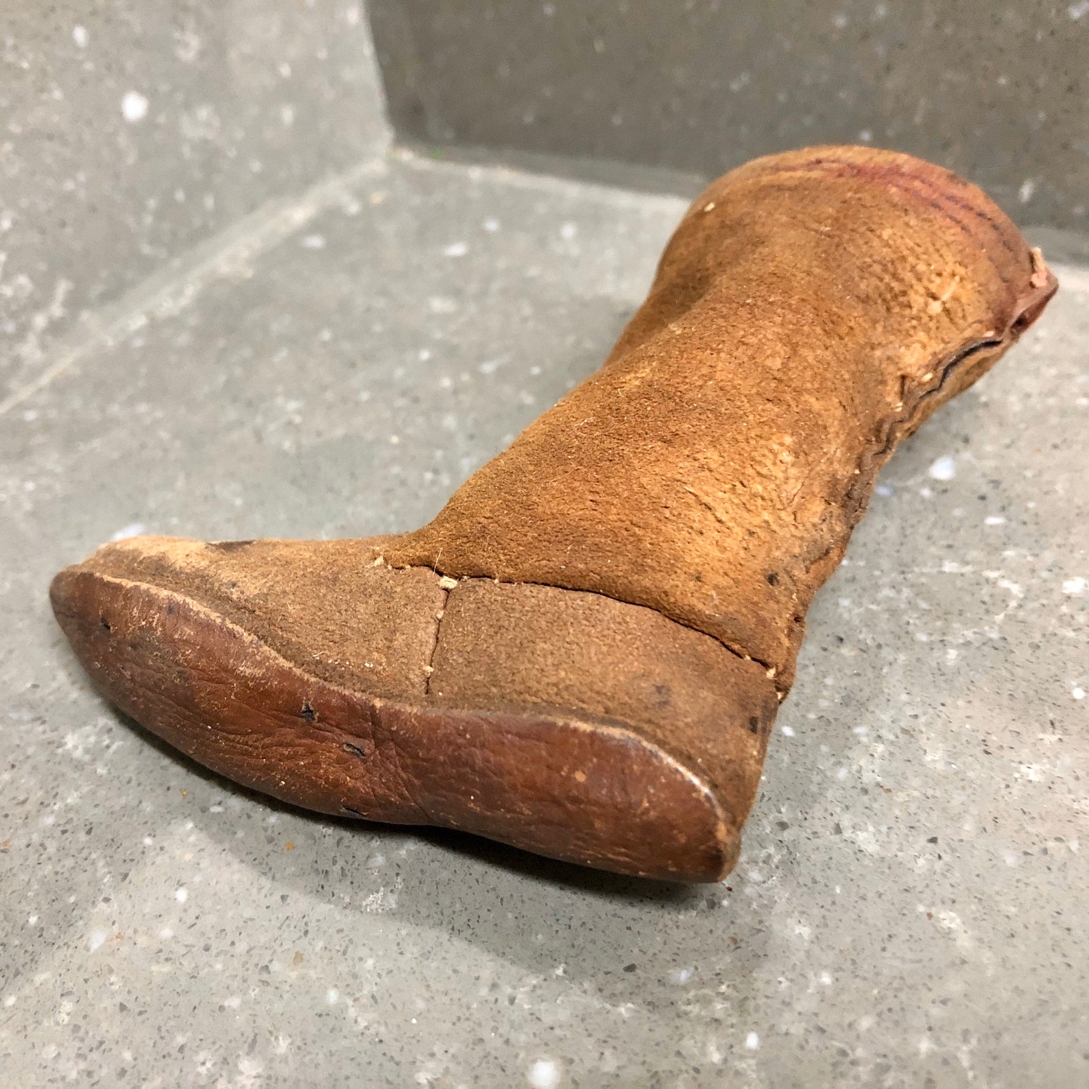 Vintage Handmade Miniature Leather Moccasin Boots - Etsy