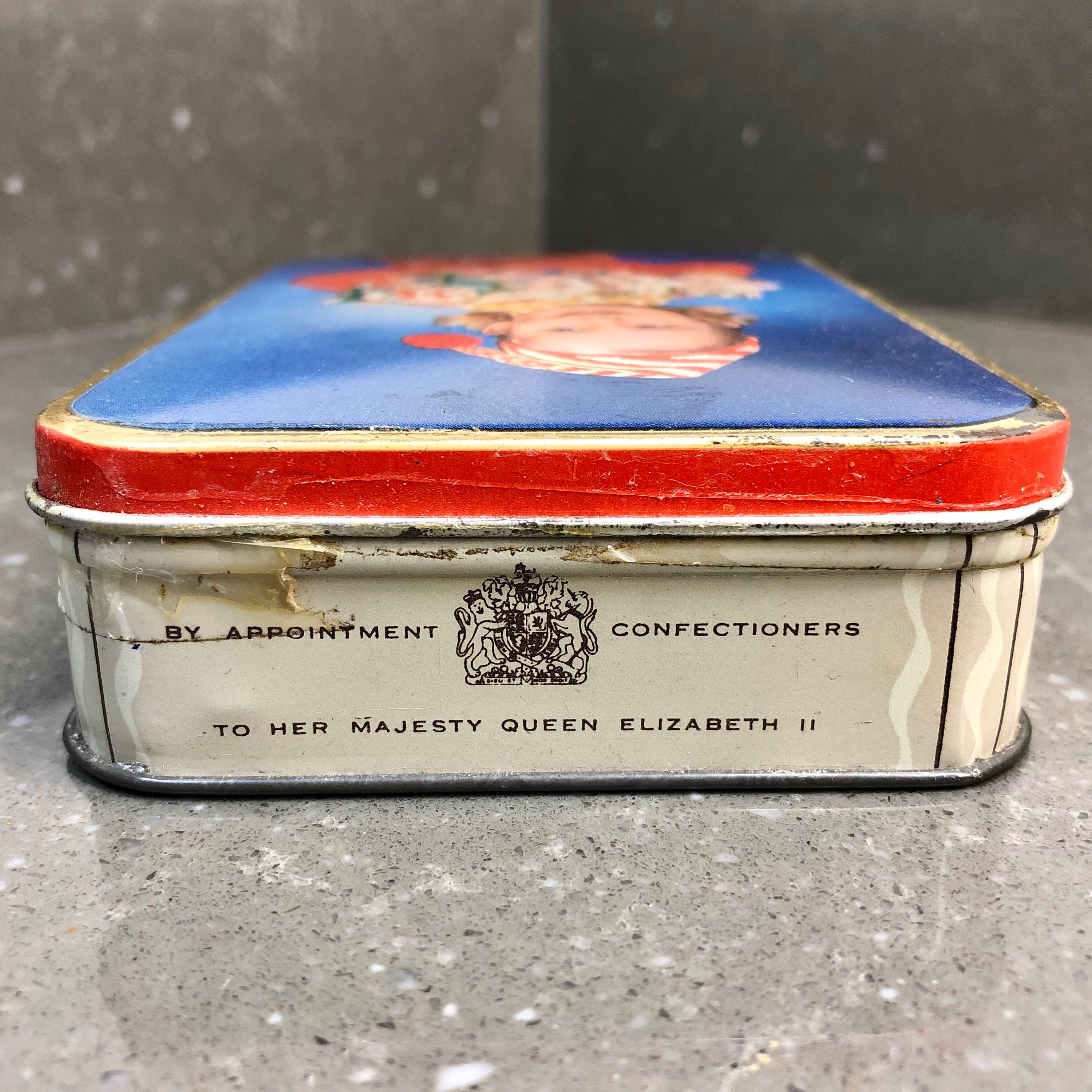 Vintage 1960s EDWARD SHARP Tin. Christmas Elf With Gifts - Etsy UK