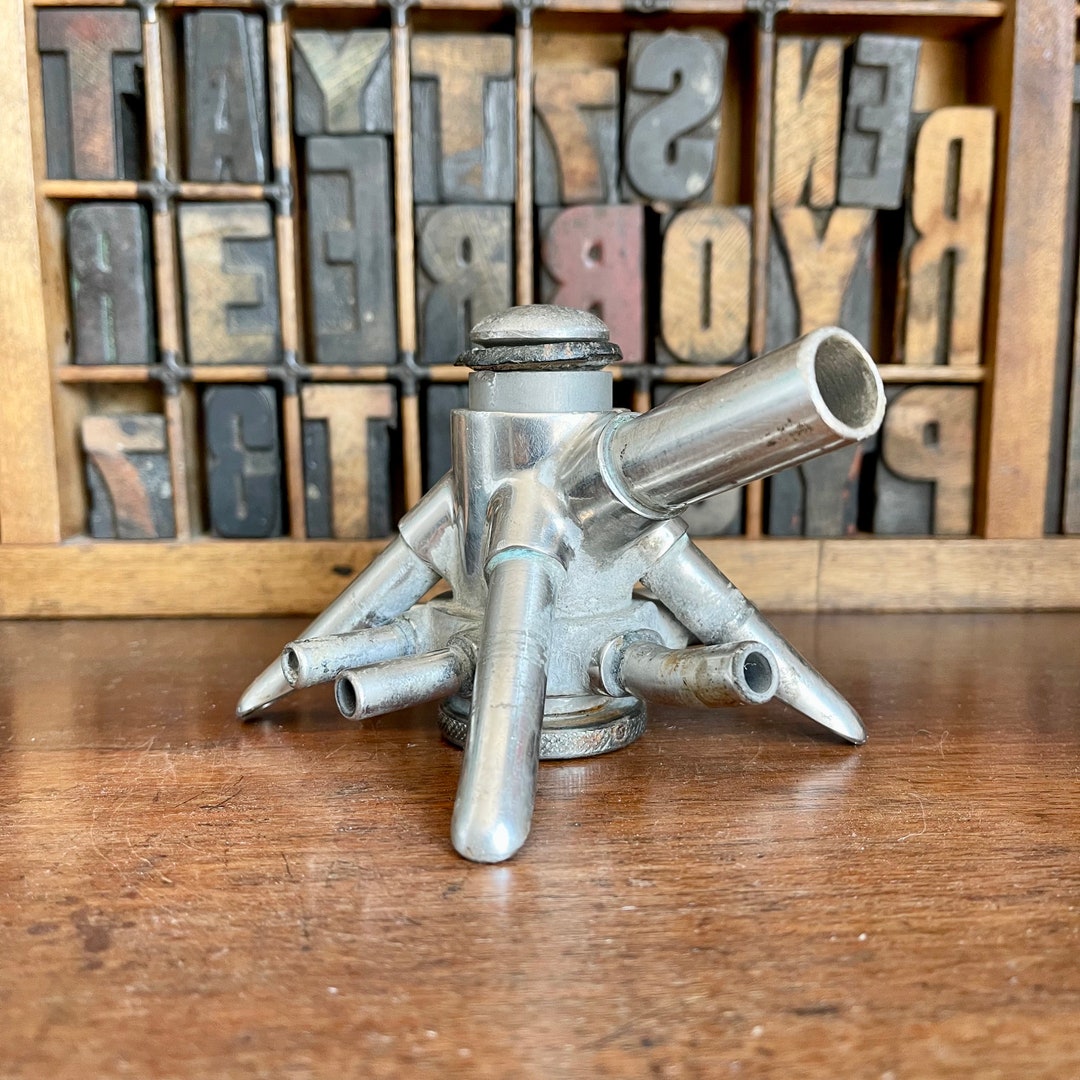 Vintage Salvage Stainless Steel Cow Milking Machine Part. Barn Find - Etsy