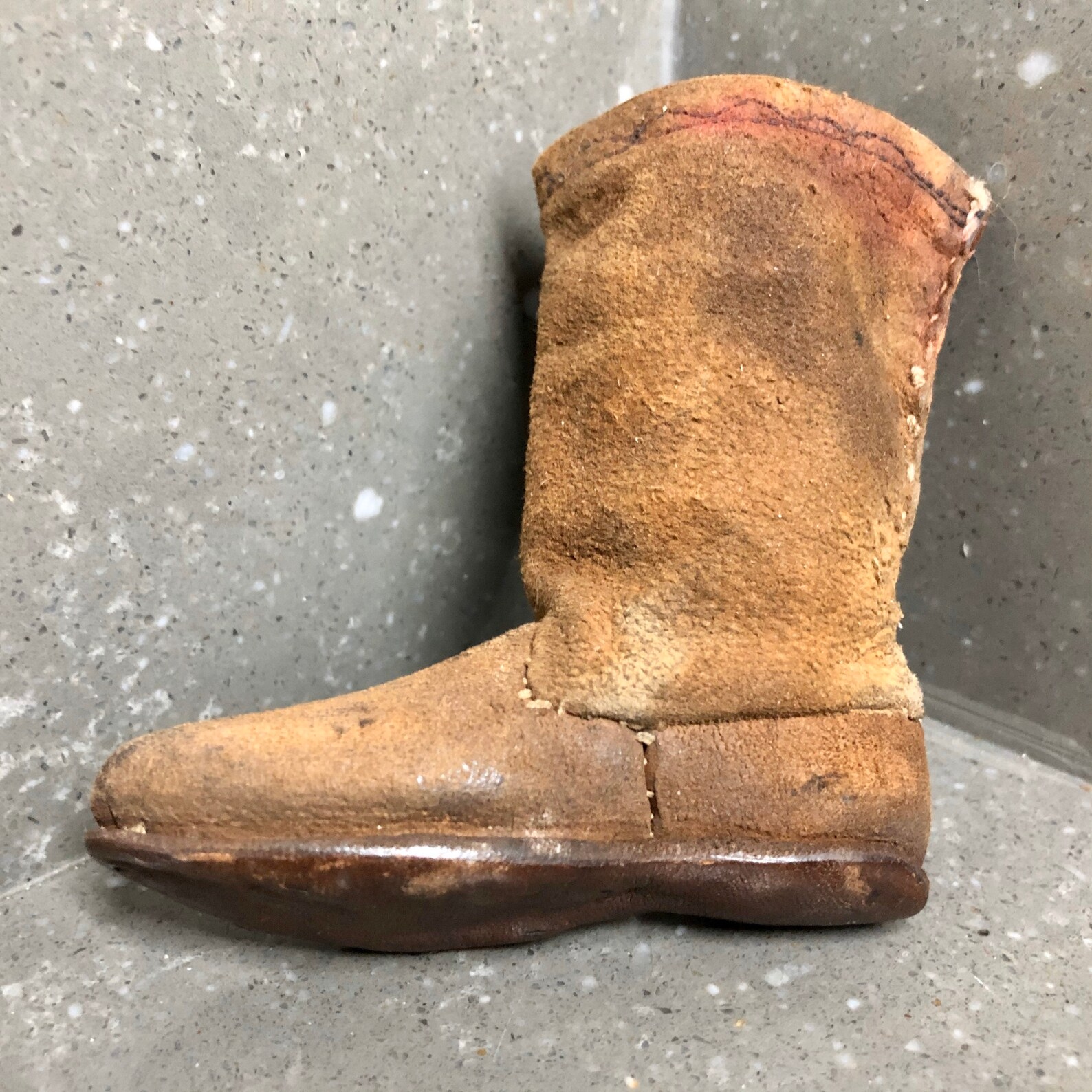 Vintage Handmade Miniature Leather Moccasin Boots - Etsy