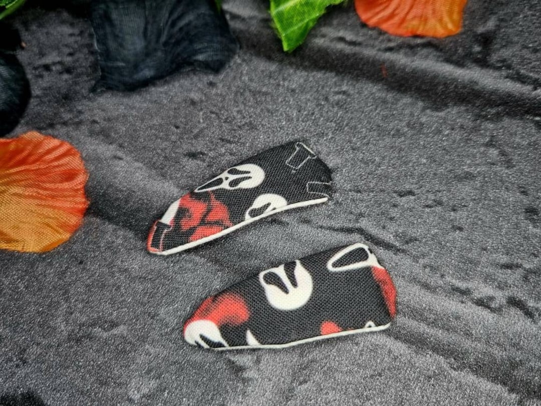 Scream Ghost Face Horror Hair Snap Clips - Etsy