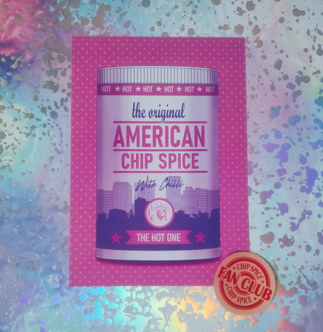 Chip Spice A5 Hull Yorkshire Pastel Pink Art Print Pink Neon Print Neon ...