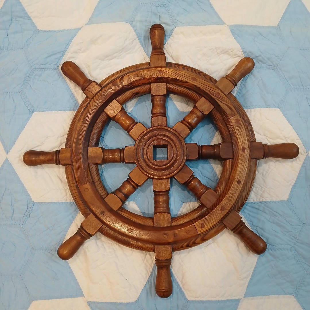Wood Ships Wheel 17 - Etsy