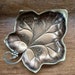 Brass Leaf Tidbit Tray West Germany - Etsy