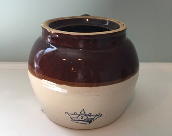 Blue Crown Crock - Etsy