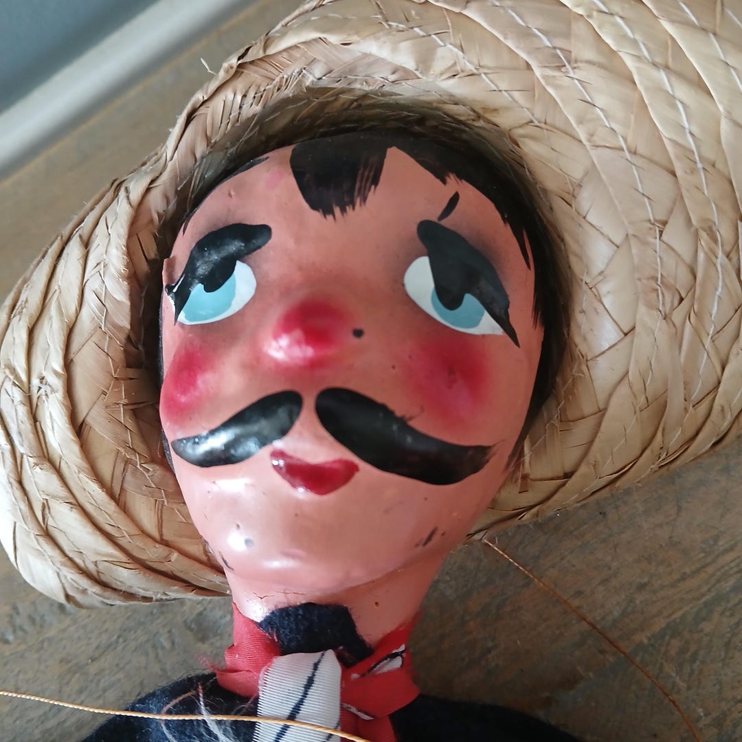 Souvenir Mexico Puppet String Dancing Man - Etsy